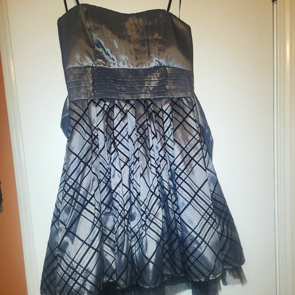 B. Smart | Dresses | B Smart Pleated Bodice Strapless Dress | Poshmark